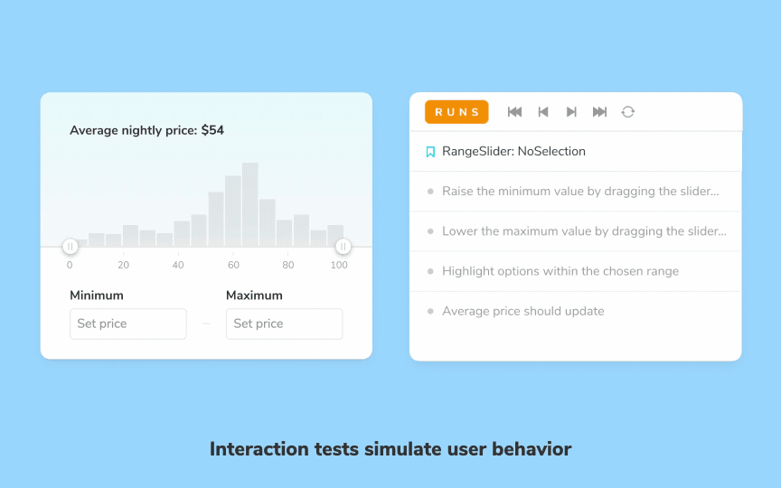 Interaction Testing in beta. The first step to testing a component ...