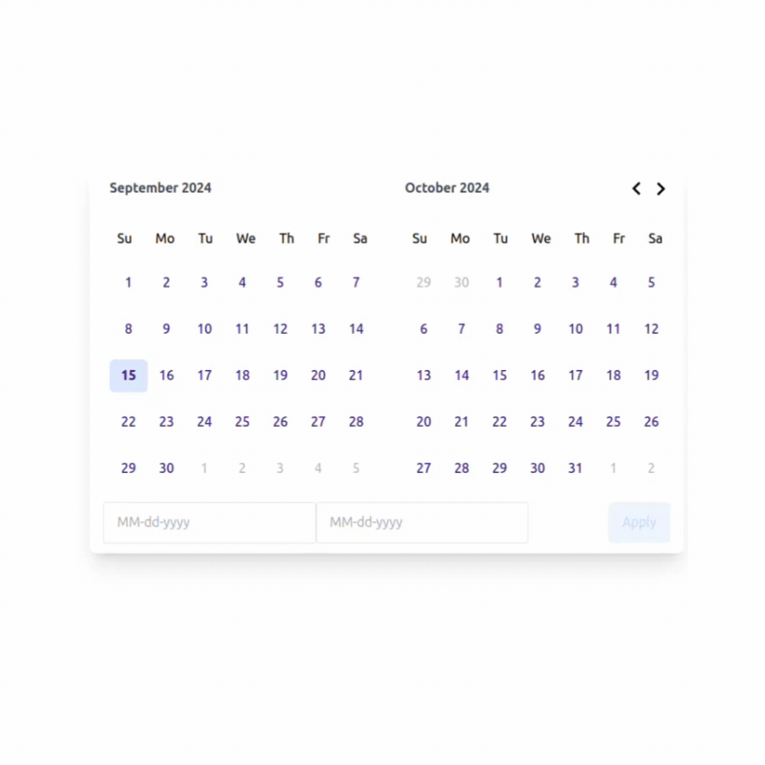 Date Range Picker with Input Suggestions | by Kiran Kumal | Medium