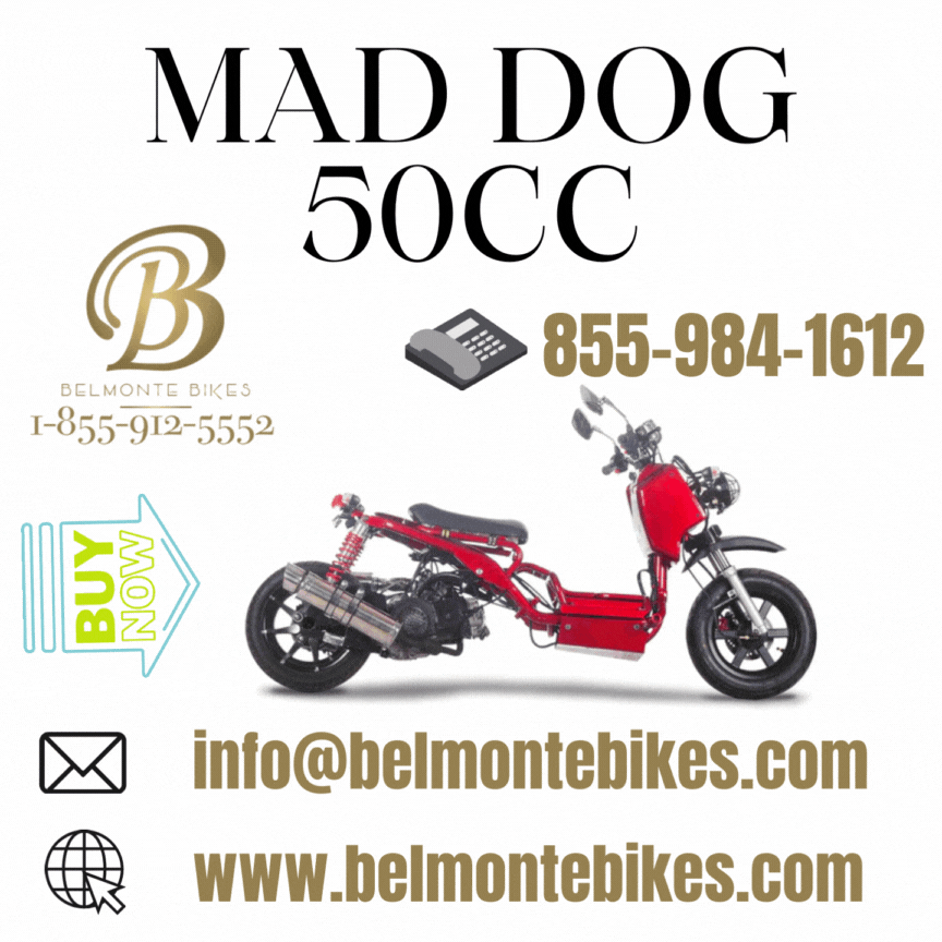 Max Performance, Mini Size: Belmonte Bikes — Mad Dog 50cc - Belmonte ...