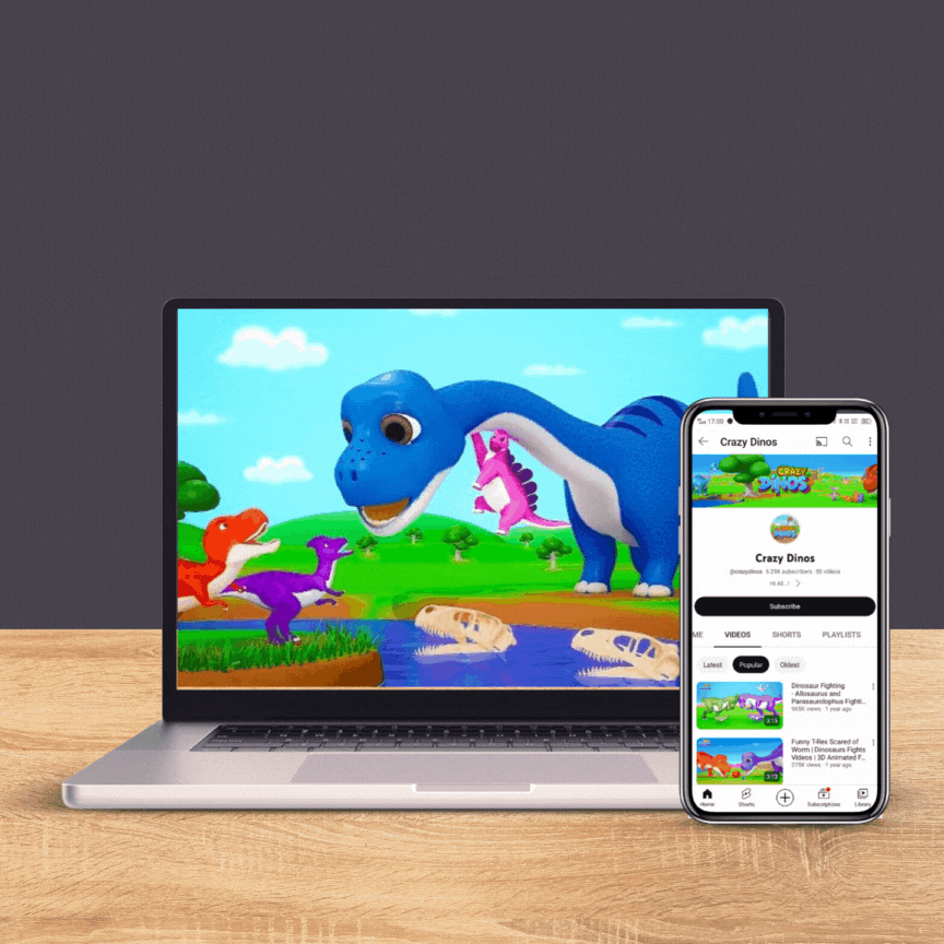 Dino Heroes: Little Dinos & Brontosaurus Embark on a Magical Flower ...