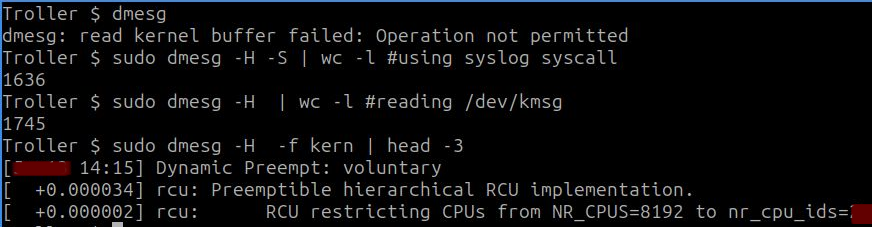 The Linux Process Journey — “dmesg” (Print/Control the Kernel Ring Buffer) | by Shlomi Boutnaru ...