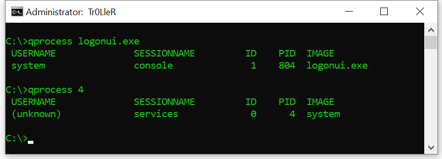 The Windows Process Journey — “qprocess.exe” (Query Process Utility) - Shlomi Boutnaru, Ph.D ...