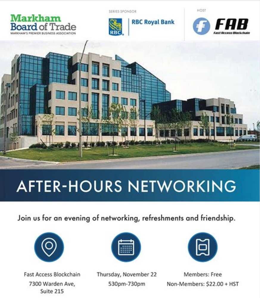 Networking with FAB. FAB will be hosting a Markham Board of… | by FAB ...