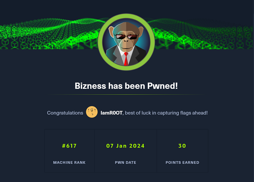 Bizness — HTB Writeup. Buziness form Hackthebox involved… | by ...