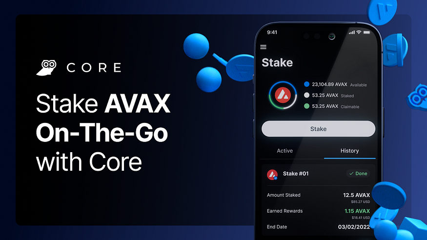 Haz staking de AVAX en cualquier lugar con Core Wallet para móvil | by ...