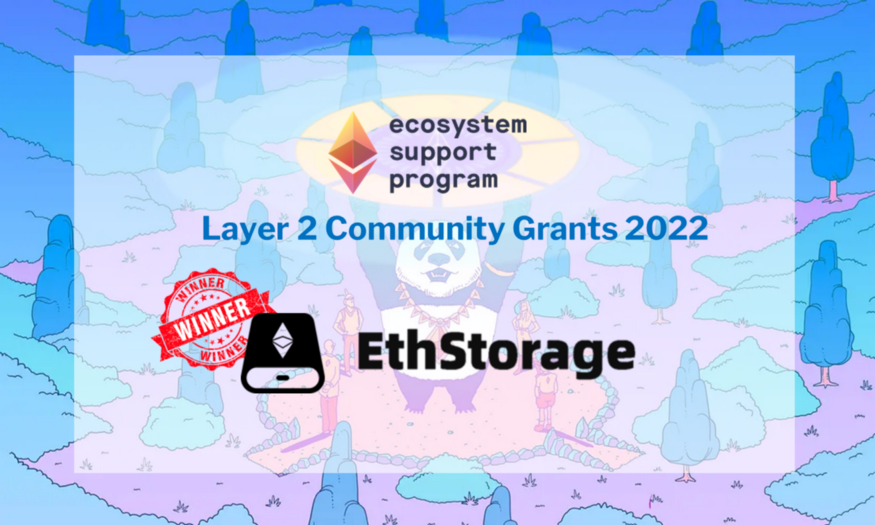 EthStorage, 이더리움 재단으로부터 ‘이더리움 L1 계약을 통한 L2 동적 데이터셋에 대한 스토리지 증명’으로 2차 보조금 대상 선정 | by EthStorage ...