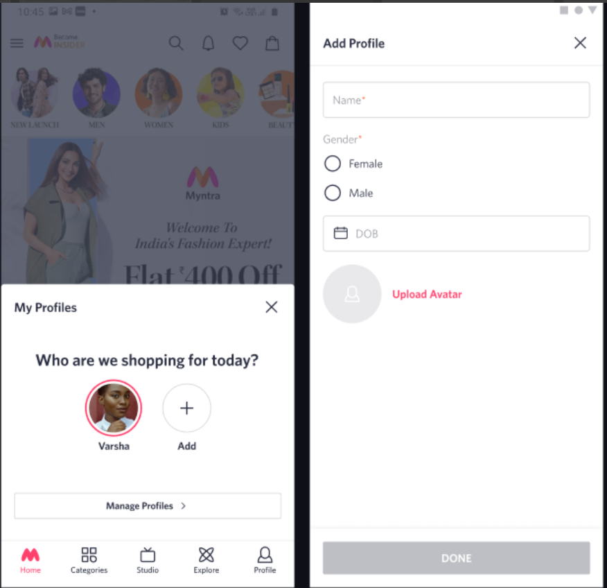 How we designed multi-profile system | by Prashant Kumar | Myntra ...