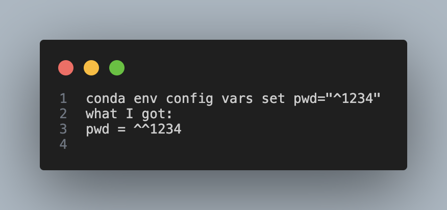 Escaping The Caret Character In Conda Environment Variables By Marcia Cripps Medium
