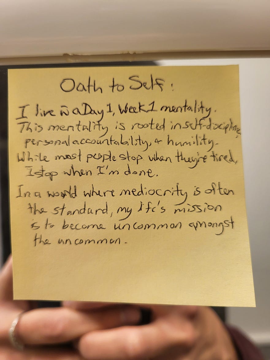 Why You Need A “Day 1, Week 1” Mentality. | by Diana Gold | In Fitness ...