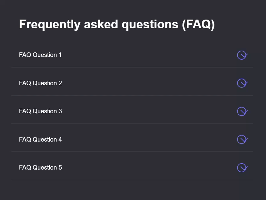 How to Create a Responsive FAQ Section with Functionality | by Pratik ...