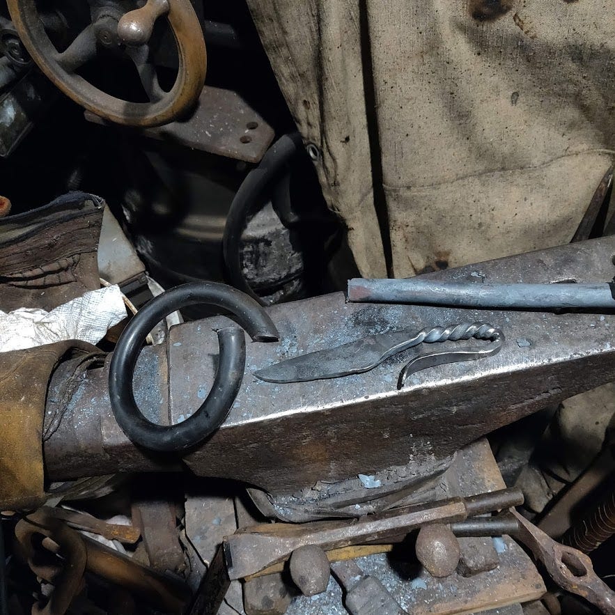 Blacksmith Patch Knife. A work in progress | by Larry Nowicki ...