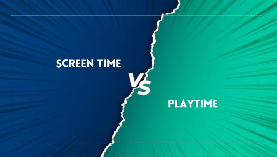 Screen Time vs. Playtime: Striking the Right Balance for Preschoolers ...