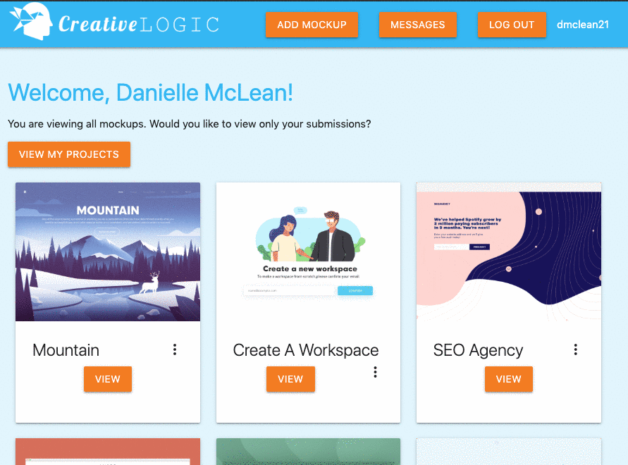 CreativeLogic. An app to bring together designers and… | by Danielle ...