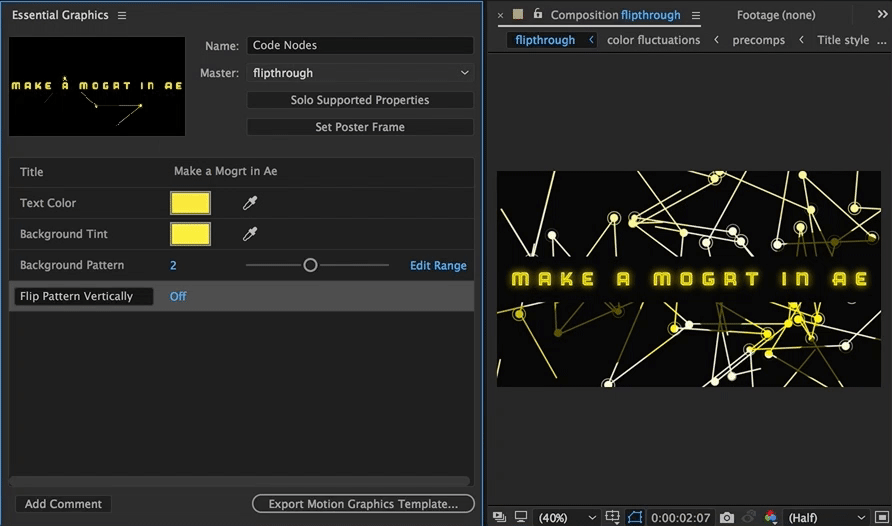 Creating Motion Graphics templates in Adobe After Effects | by Citadel ...