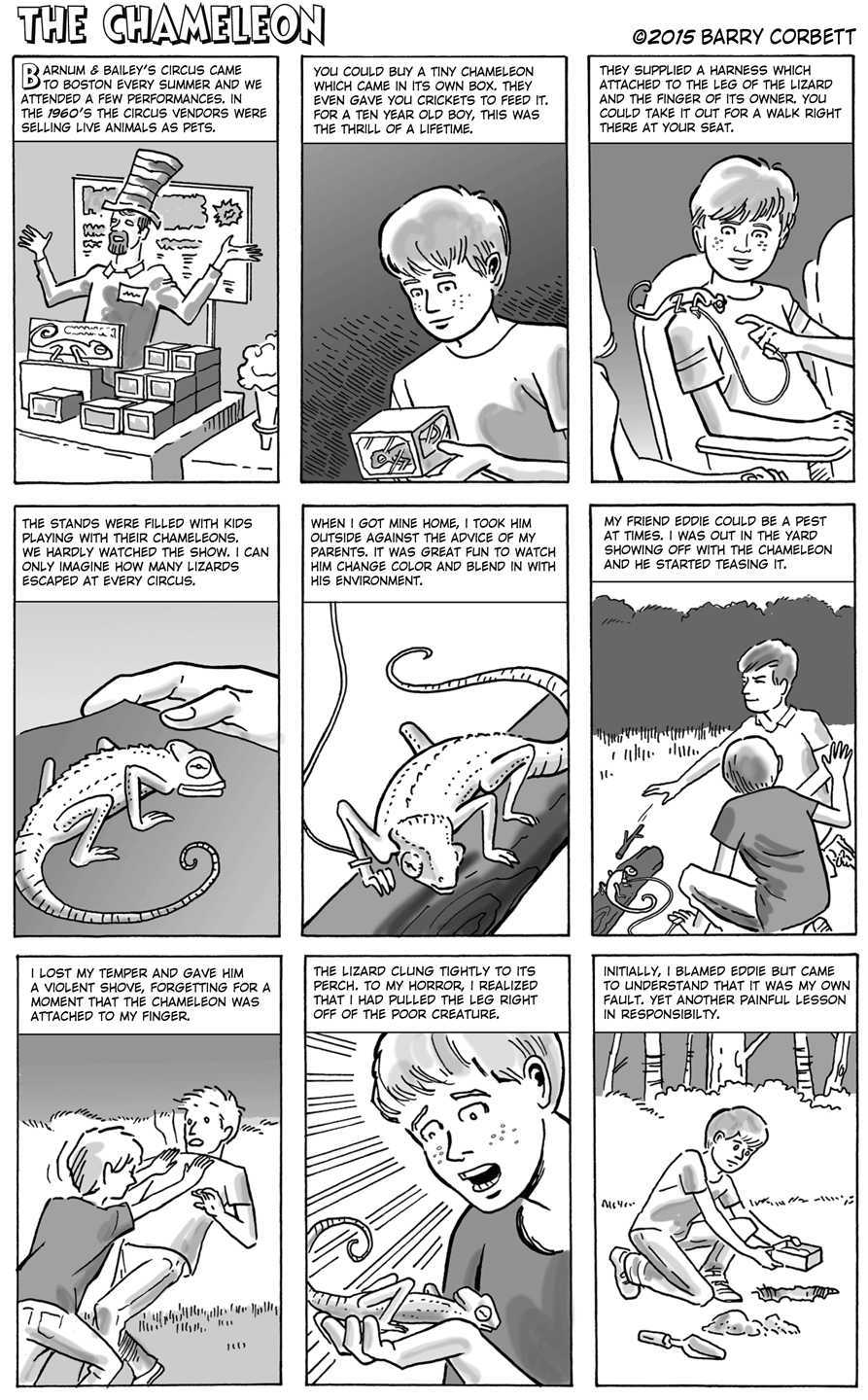 The Chameleon. A childhood tale from Issue #1 of… | by Barry Corbett | Medium