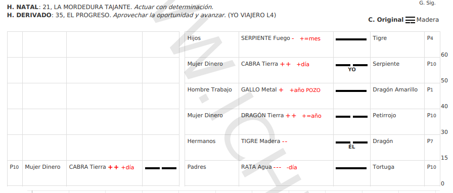 Natal hexagram 21: The sharp bite. From the hand of IChing | by ...