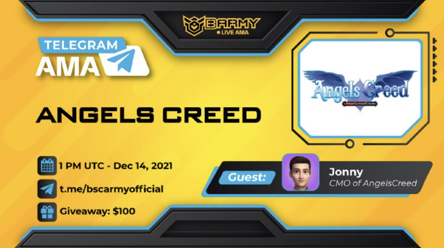 Angels Creed：テレグラムAMA開催 - DAOLaunch is Community - Medium