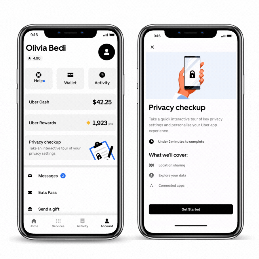Introducing Uber’s Privacy Checkup and more | by Uber Privacy ...