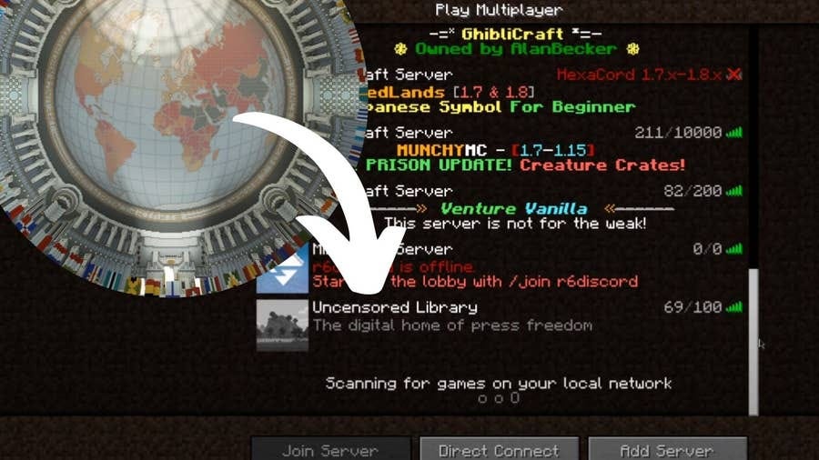 How to Visit Minecraft’s Uncensored Library | by Odin Halvorson | Medium