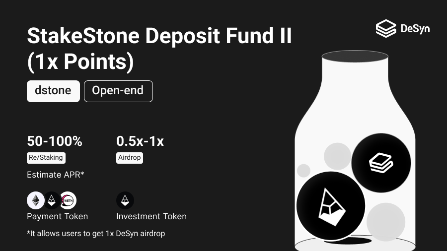Introducing DeSyn’s Latest Restaking Fund: StakeStone Deposit Fund II ...