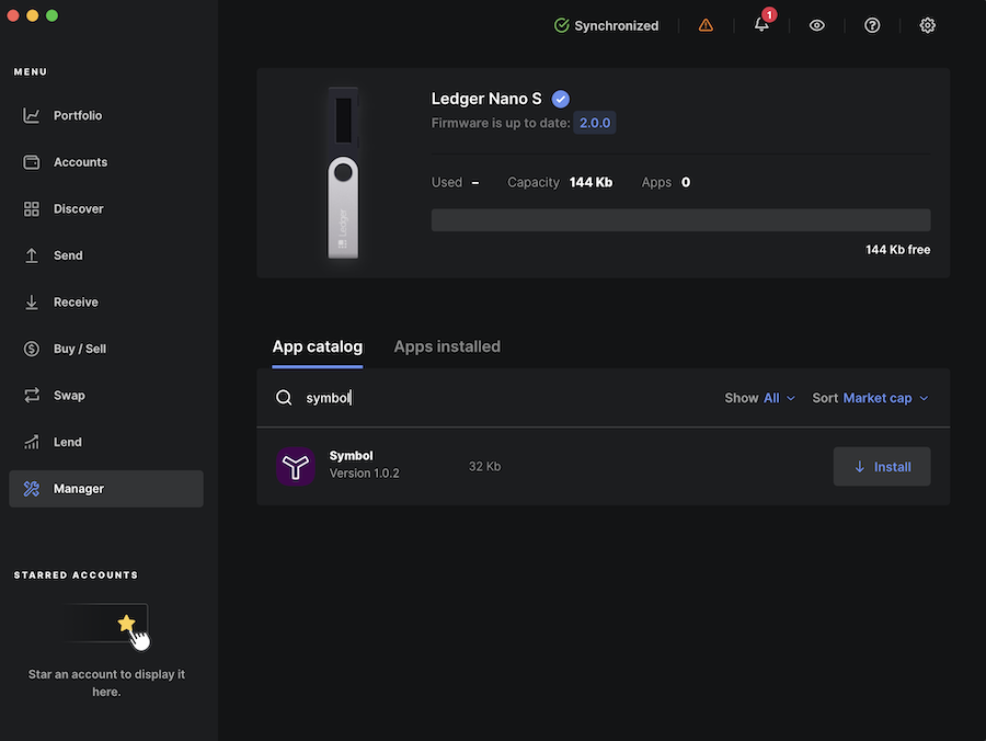 Como armazenar o Symbol (XYM) na carteira Ledger | by ogeqjgwflgz | Medium