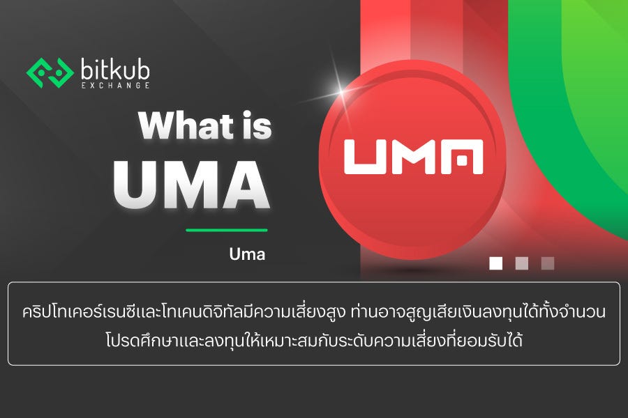 UMA โทเคนพยากรณ์กับตลาดไร้พรมเเดนบนบล็อกเชน | Bitkub | Bitkub.com