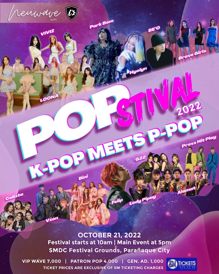 K-pop and P-pop talents unite for Filipino fans in POPStival 2022 | by ...