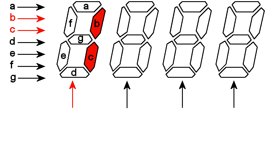 7-Segment Display 1 to 9. 1. What is the 7-segment? What is it… | by ...
