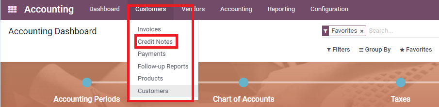 How you can configure Debit and Credit Note in Odoo V15 Accounting ...