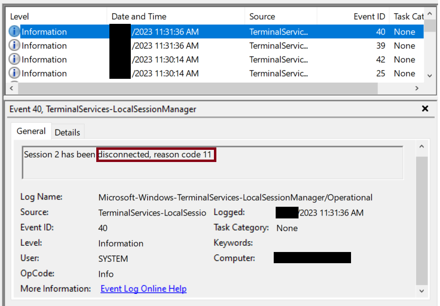 The Windows Process Journey — “tsdiscon.exe” (Session Disconnection ...