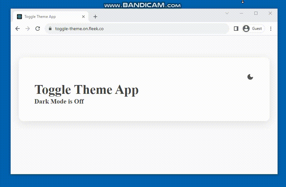 Create Dark/Light Theme Toggle In React | by Alan Grant | Medium