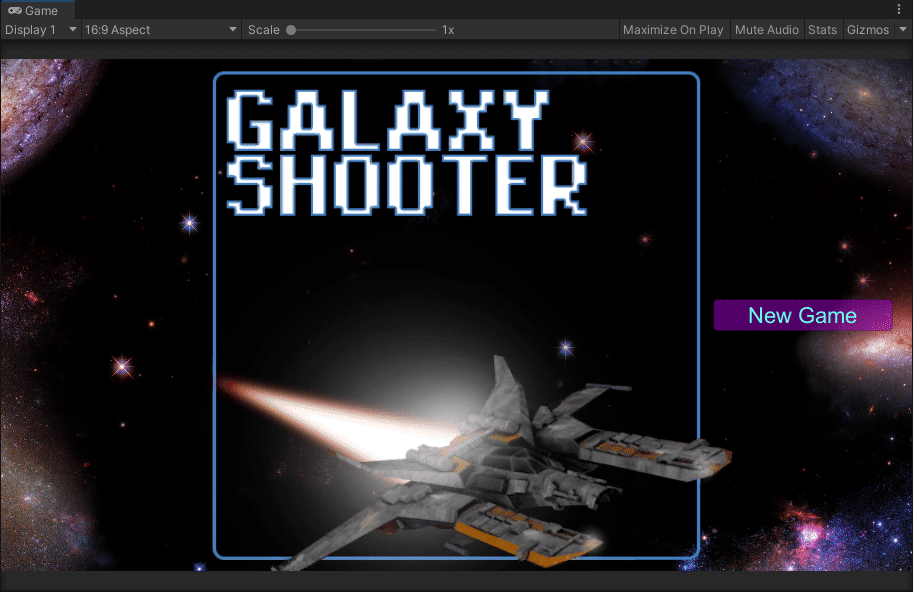Galaxy Shooter 2D — Main Menu - Sidchou - Medium
