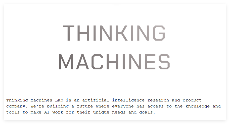 AI Daily Pulse: Thinking Machines Lab Aims for $2B Seed Round at $10B ...