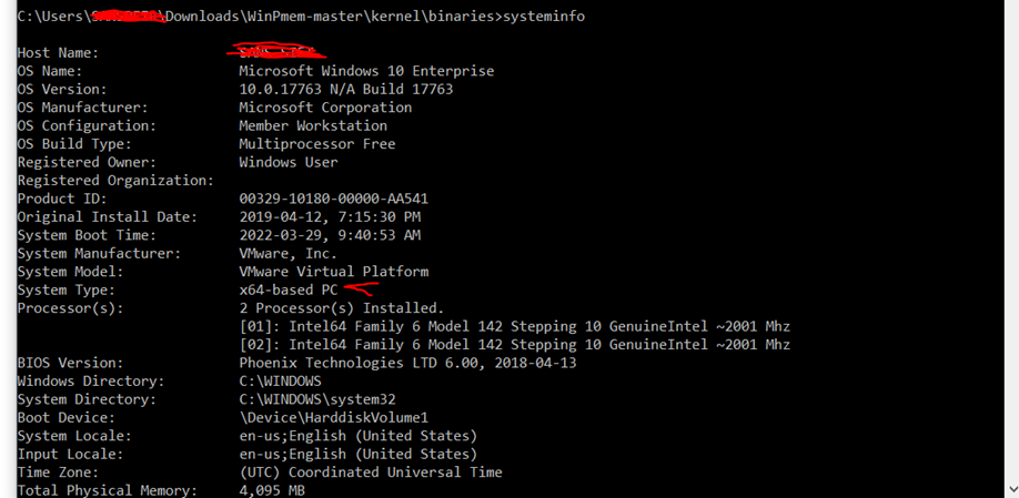 Capturing Memory Dump using WinPmem | by cyber nerd | Medium