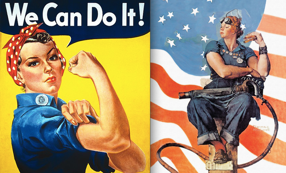 Dancing with a Rosie the Riveter. The thunder and lighting shot across ...