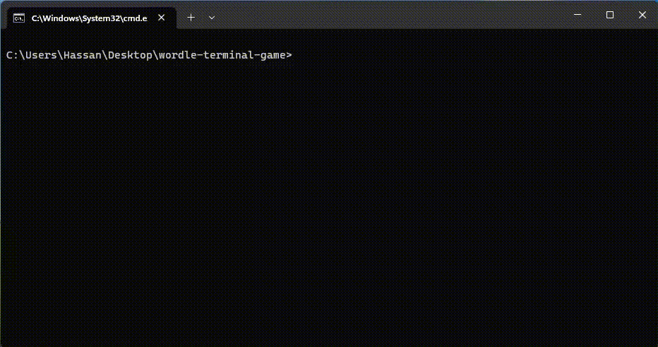 Wordle: A Challenging Word Guessing Game in Python terminal | by Muhammadu Hassan | Medium