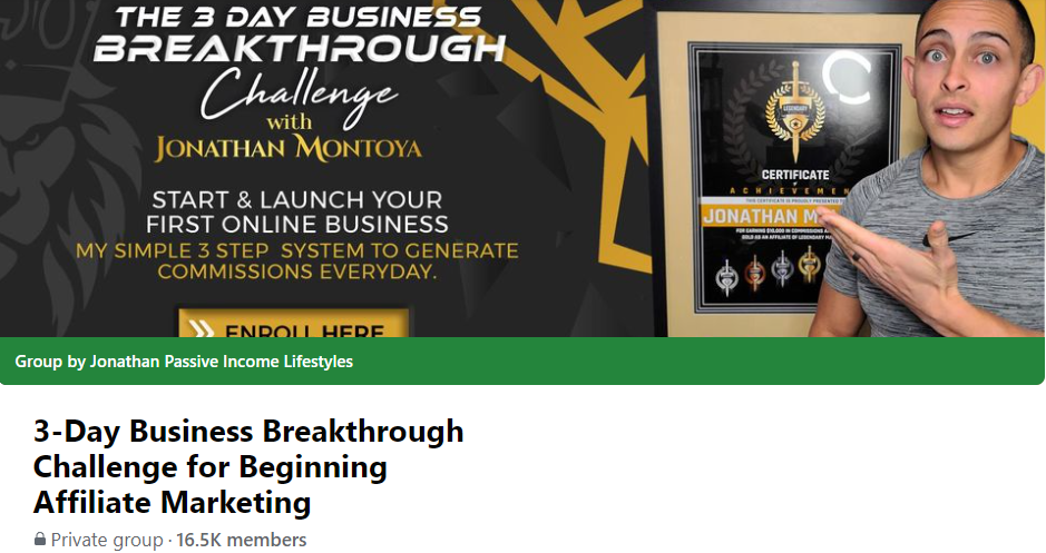 3 Day Business Breakthrough Challenge | Inside Look | by Affiliate.Tipz ...