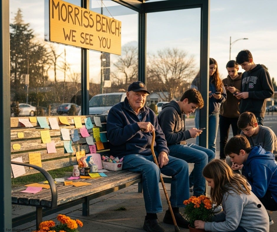 Let me tell you about Morris: and the day he adopted a Bench | by Glen ...