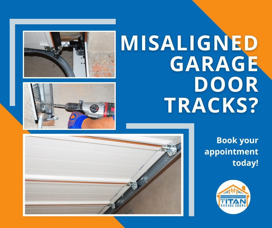 misaligned garage door tracks - Desmoinestitangaragedoors - Medium