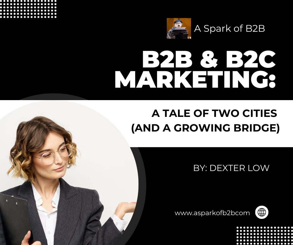 B2B & B2C Marketing: A Tale of Two Cities (and a Growing Bridge) | by A spark of B2B | Medium