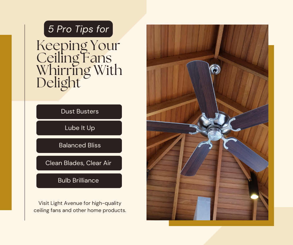 5 Pro Tips for Keeping Your Ceiling Fans Whirring With Delight | by ...