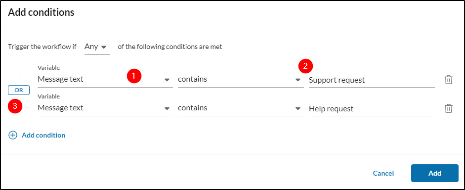 Set up SMS keyword auto-responders with RingCentral Workflow Builder ...
