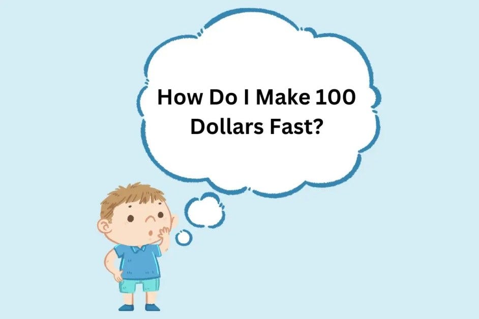 How to Make 100 Dollars Fast? 17 Quick and Proven Ways | by Sam | Jan ...