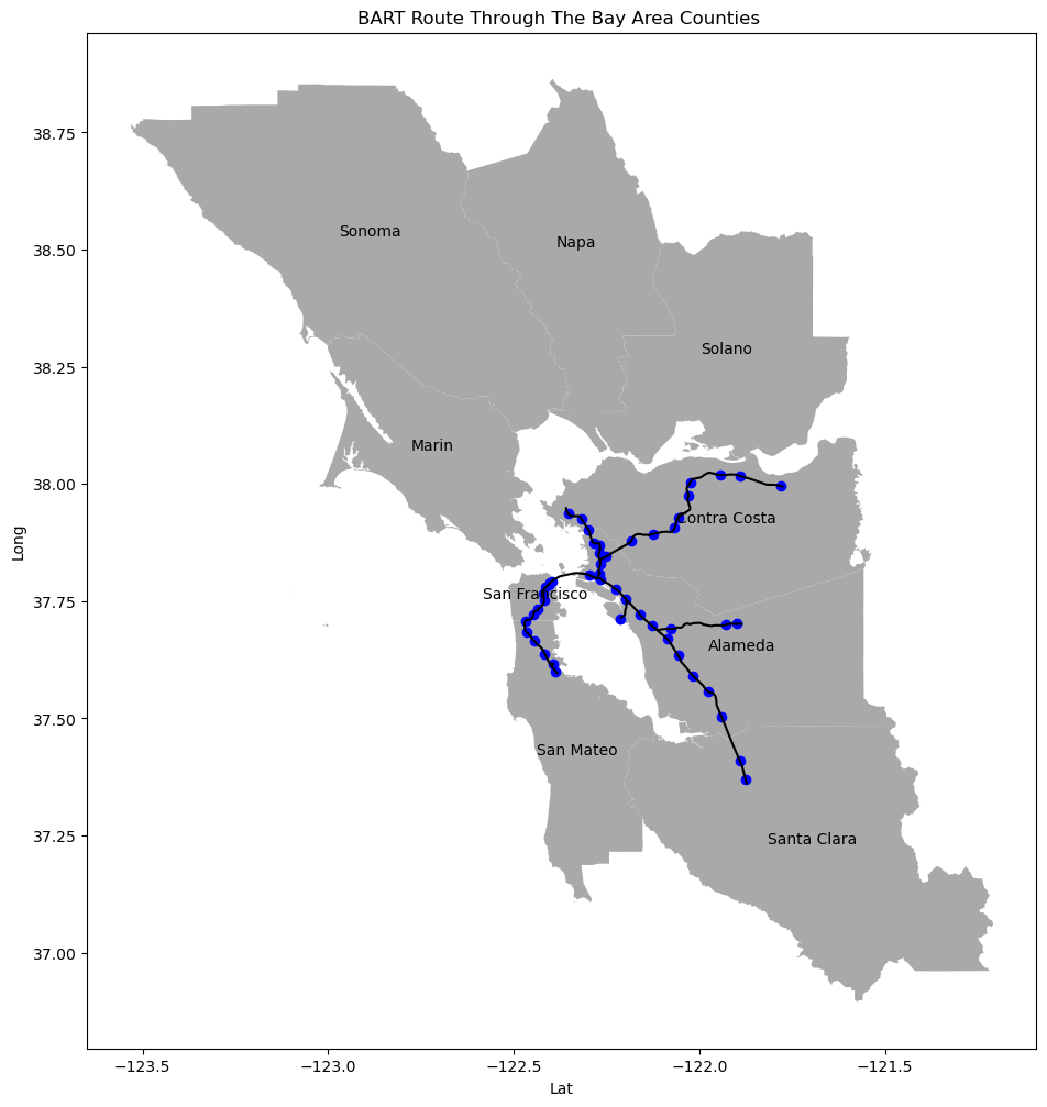 The History of Bay Area Rapid Transit (BART) | by Atmika Pai | Map the ...