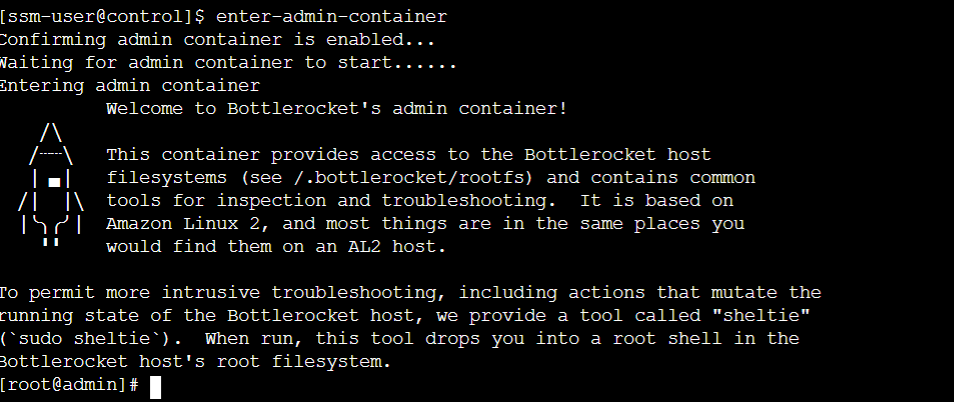 Unveiling Docker Images in EKS Cluster with Bottlerocket nodes | by Santosh Gupta | Medium