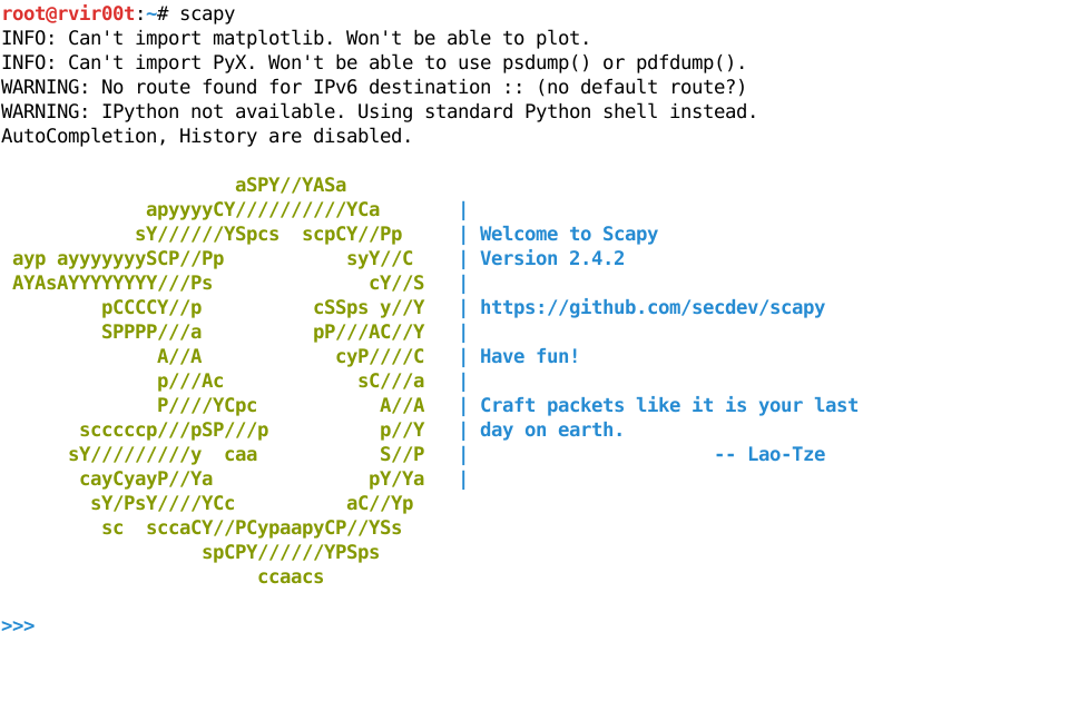 Scapy: Powerful Tool for Packet Crafting | by Ravi sharma | Medium