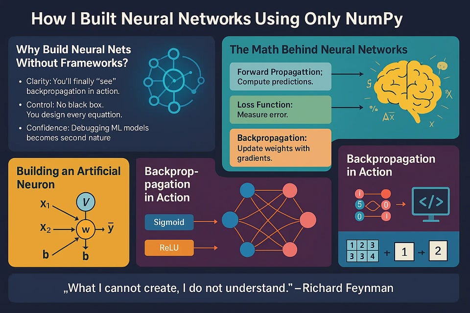 How I Built Neural Networks Using Only NumPy | by Mariyam Mahmood ...