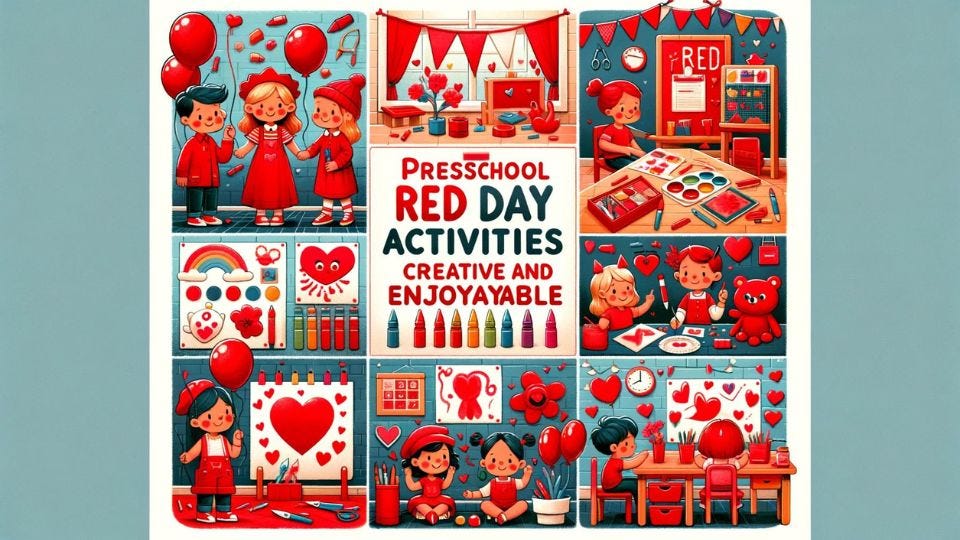Preschool Red Day Activities: Creative and Enjoyable | by Priya Sharma ...