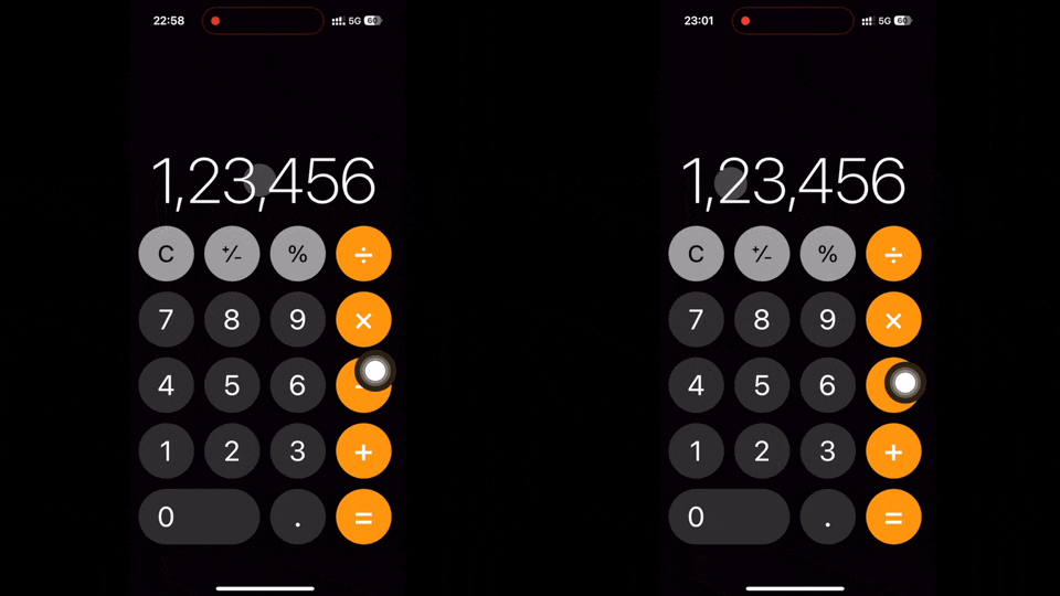 Backspace in iOS Calculator App - Arunvel Sriram - Medium