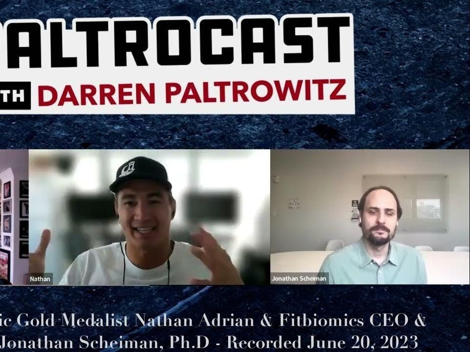 U.S. Olympian Nathan Adrian & Jonathan Scheiman, Ph.D On FitBiomics ...